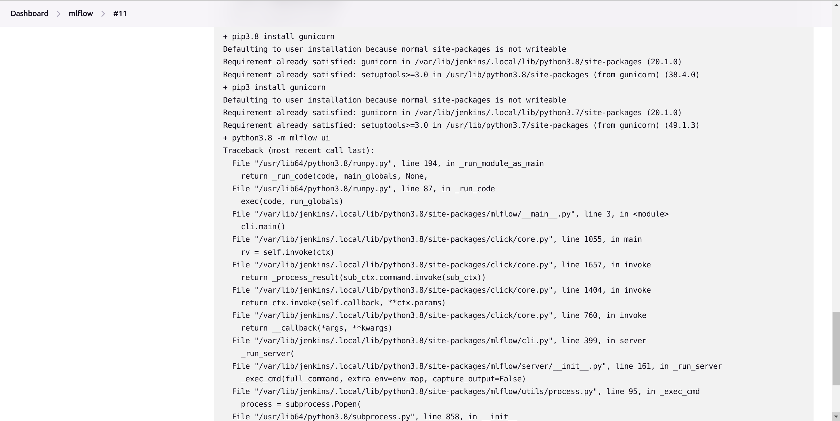[BUG] · Issue #7692 · mlflow/mlflow · GitHub