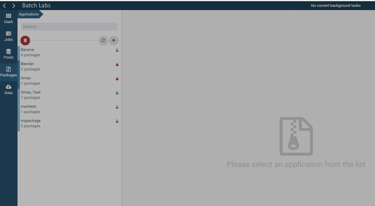 After deleting application, overlay is not removed · Issue #777 · Azure/BatchExplorer · GitHub