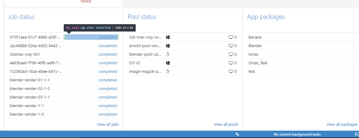 Table formatting on account overview incorrect · Issue #1136 · Azure/BatchExplorer · GitHub
