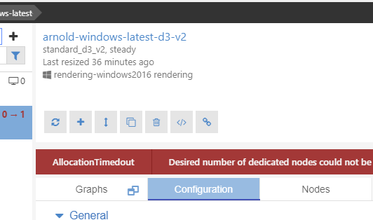 Allocation timeout error banner dissappears · Issue #1559 · Azure/BatchExplorer · GitHub