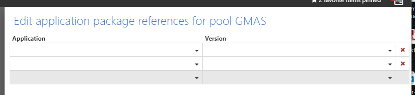 Edit pool application packages not pre-populating existing · Issue #1937 · Azure/BatchExplorer ...