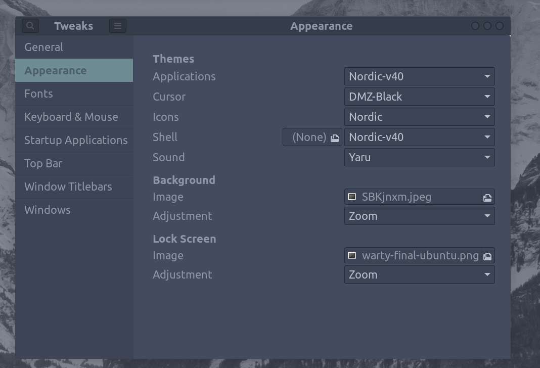 [BUG] Dock in preview not showing up after setting the themes in gnome tweaks · Issue #241 ...