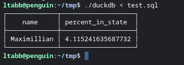 Incorrect results in Query.. · Issue #4766 · duckdb/duckdb · GitHub