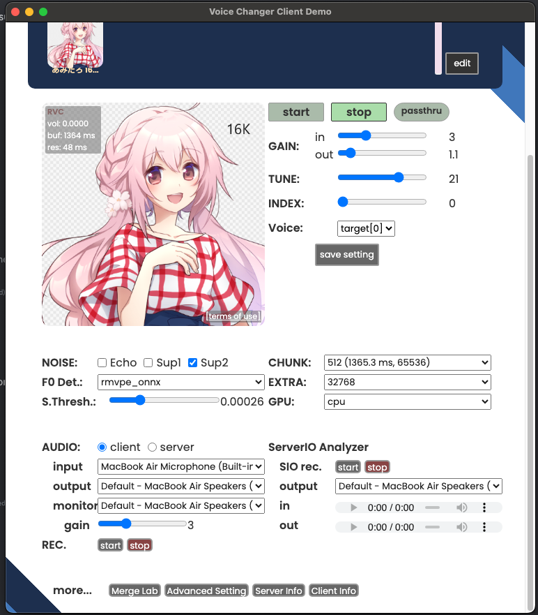 [ISSUE]: [Mac] w-okada's RVC does not work on or after Sonoma 14.0 ...