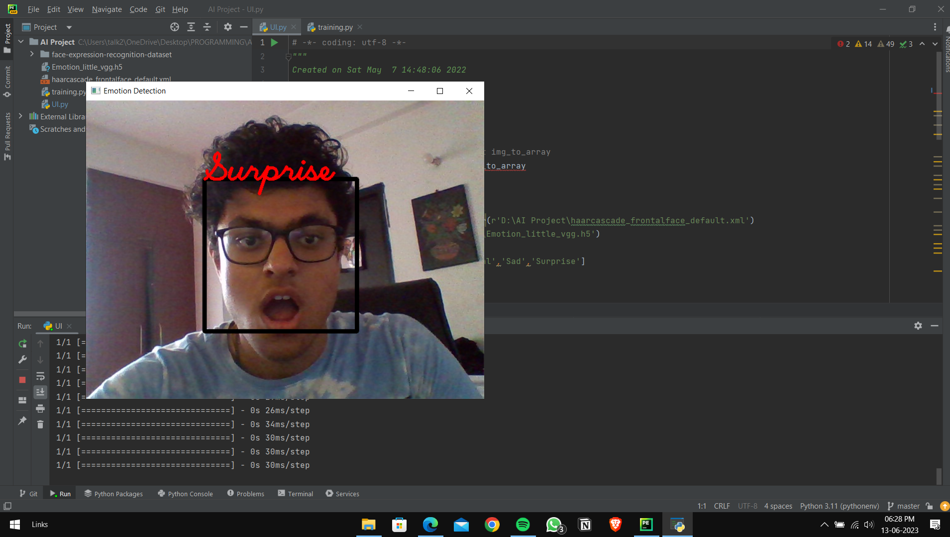 GitHub - JKD03/Emotion-Recognisation: Made in Python 3.9 with the help ...