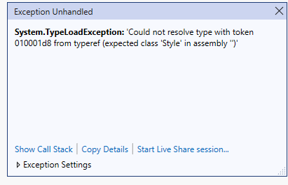 [regression/8.0.0-preview.7.8842] System.TypeLoadException with .NET 8 · Issue #17136 · dotnet ...