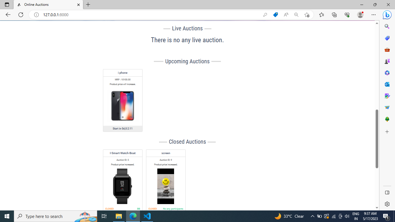 GitHub - Suhas822/Auction: This website provide to online interface for ...