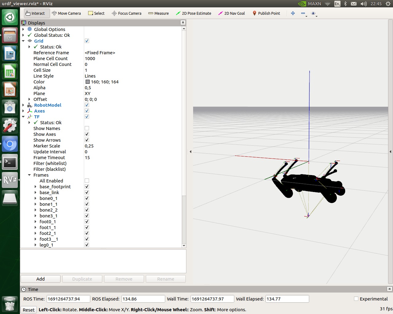 The robot model is loaded upside down · Issue #129 · chvmp/champ · GitHub
