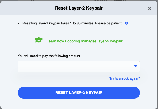 "Failed to unlock your account on layer-2. Please try again." · Issue #221 · Loopring/dexwebapp ...