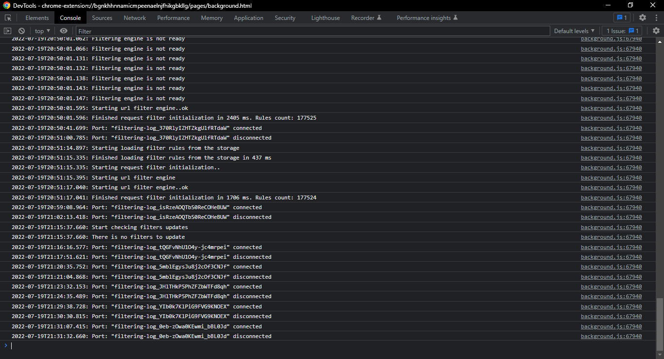 ` filtering-log_` disconnected · Issue #2138 · AdguardTeam/AdguardBrowserExtension · GitHub