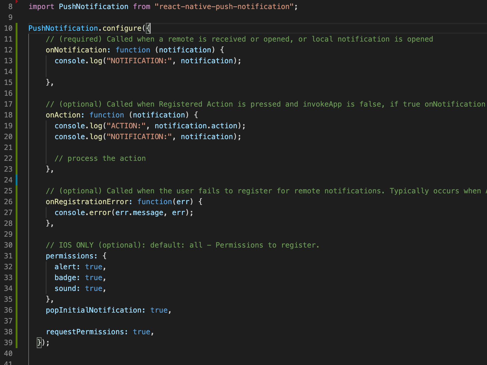 There Is No Remote Notification To The Android Application · Issue 1833 · Zo0r React Native