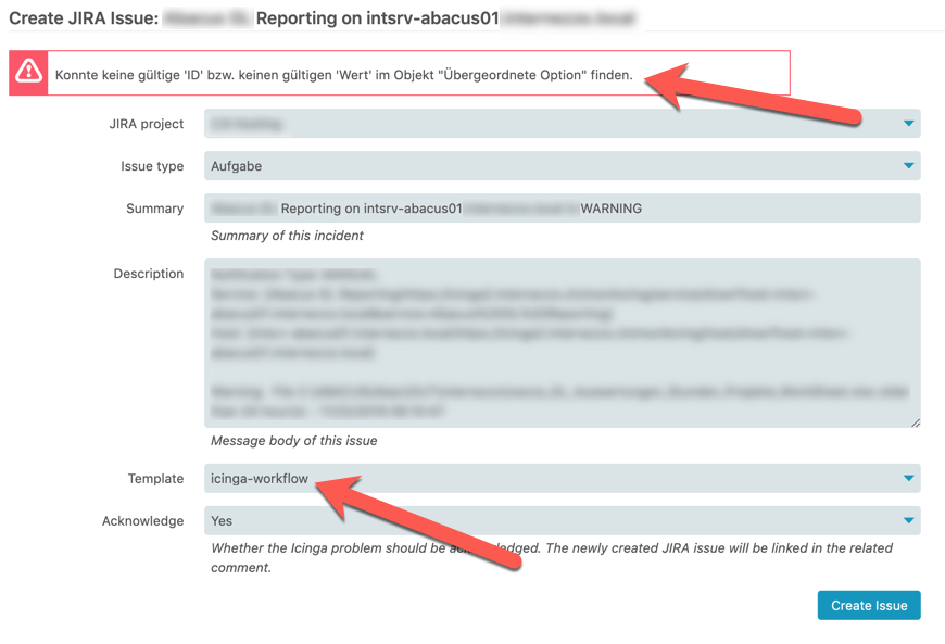 Filling custom fields throws an error · Issue #35 · Icinga/icingaweb2-module-jira · GitHub