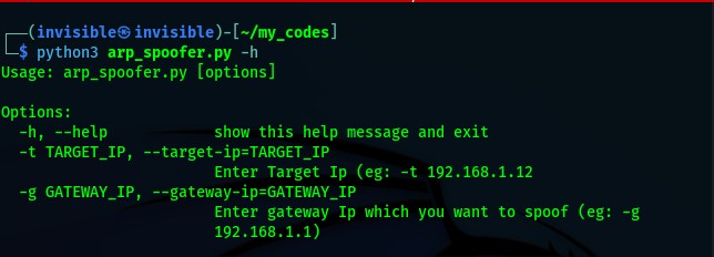 Github Sahil Kushwahmultiarpfool Arp Spoofer 