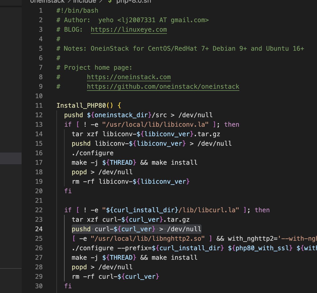 oneinstack-full.tar.gz PHP80 安装脚本异常 · Issue #469 · oneinstack/oneinstack · GitHub