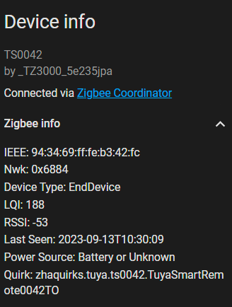 TS0041 TS0044 TS0042 - missing presses and LED flashing · Issue #1746 · zigpy/zha-device ...