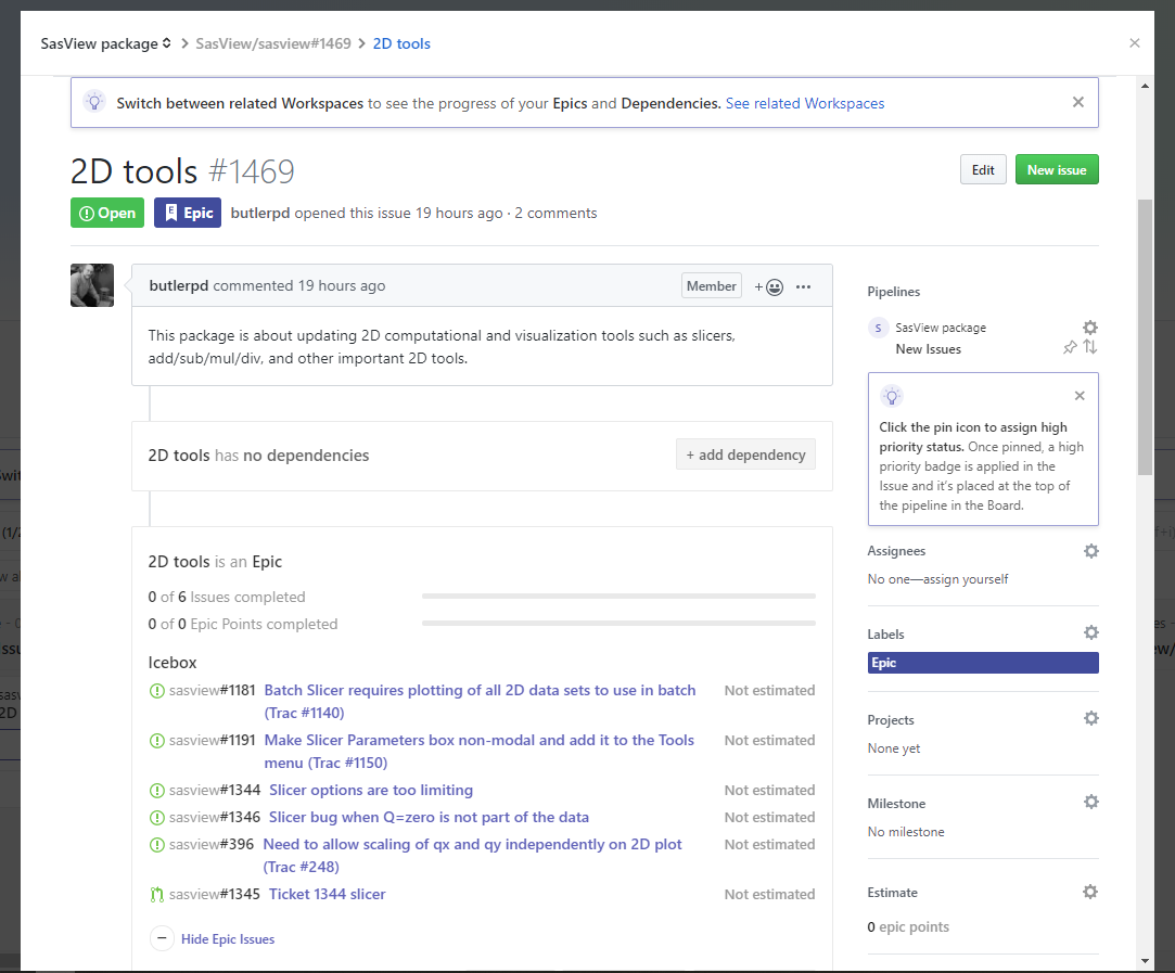 2d Tools · Issue 1469 · Sasview Sasview · Github