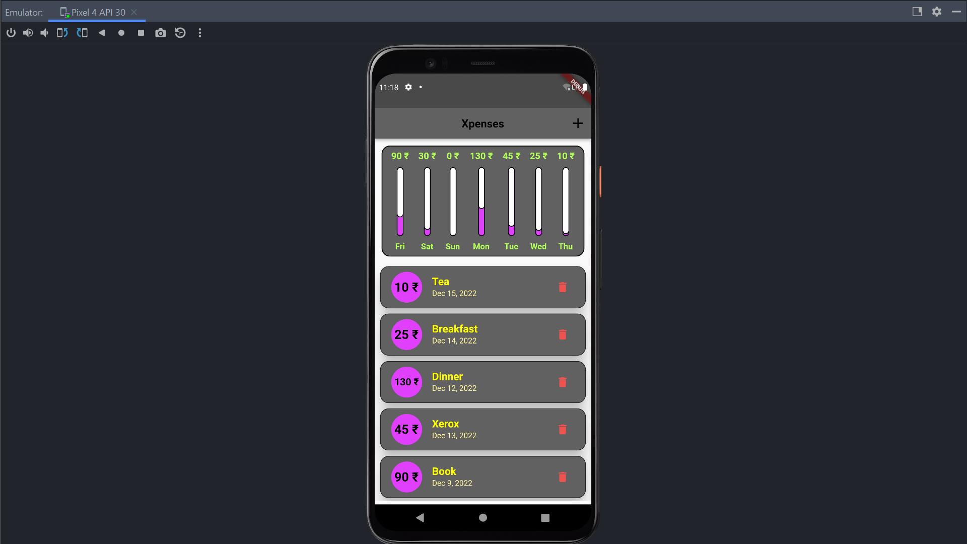 GitHub - RushiNaikwadi/XPenses: A flutter app to manage the personal expenses. Here user can add ...