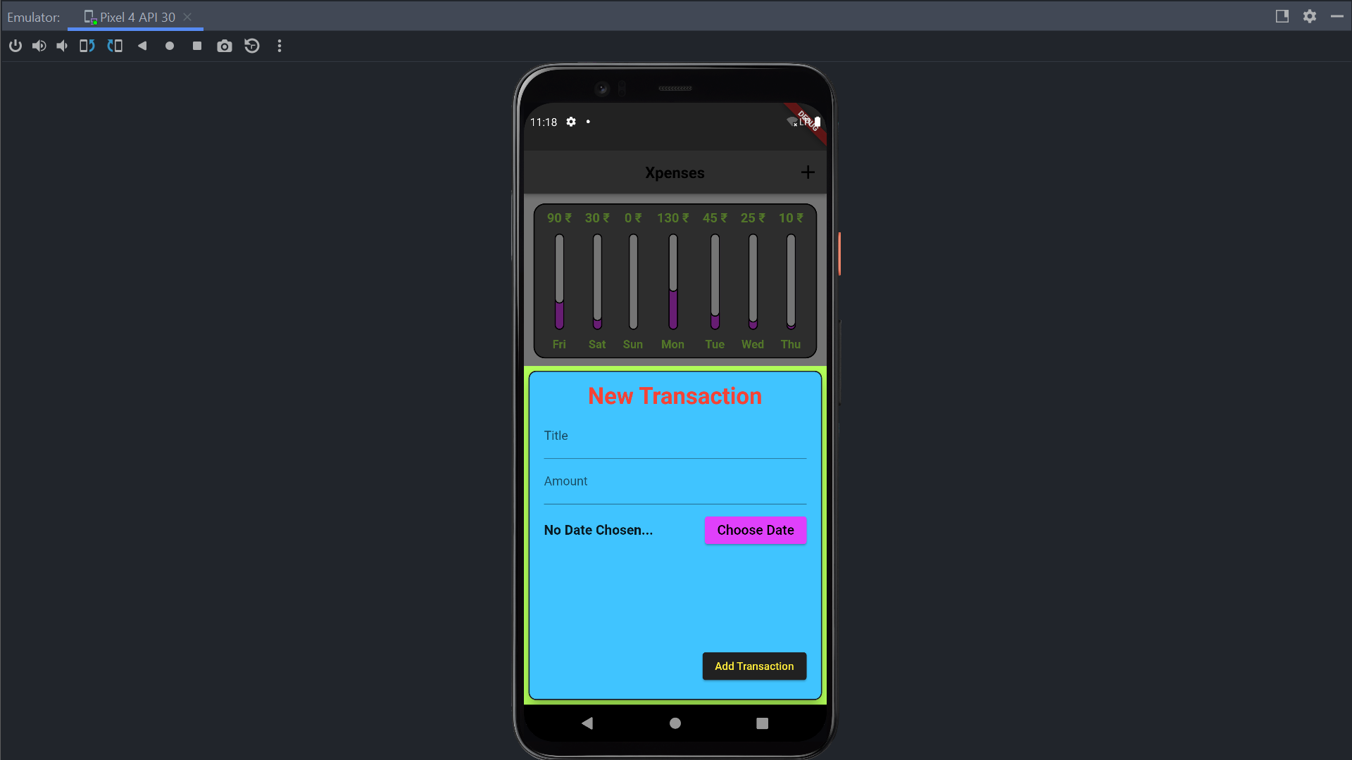 GitHub - RushiNaikwadi/XPenses: A flutter app to manage the personal expenses. Here user can add ...