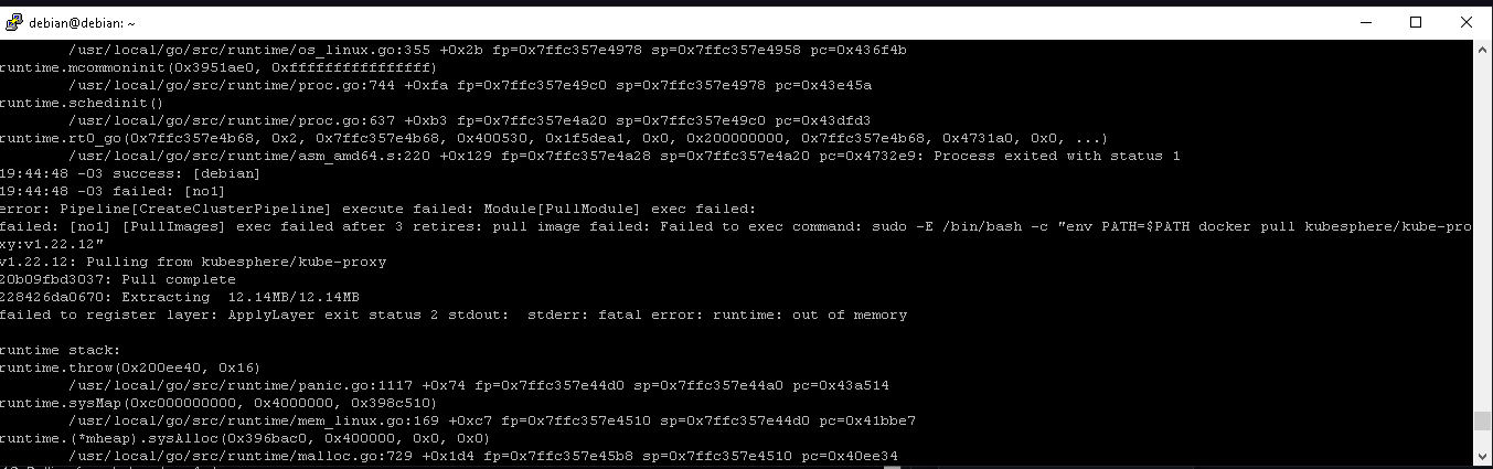 Error installation. · Issue #5701 · kubesphere/kubesphere · GitHub