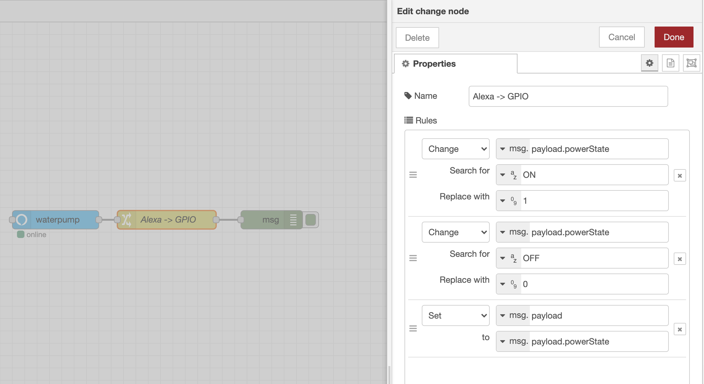 Control Raspberry GPIO · Issue #10 · csuermann/node-red-contrib-virtual-smart-home · GitHub