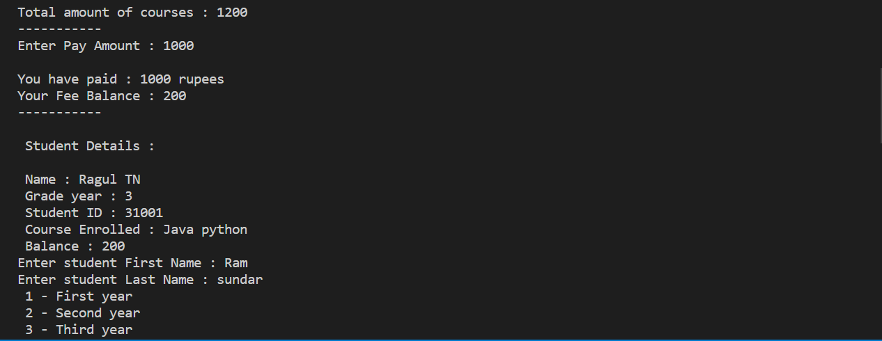GitHub - RagulTN/school_management: School Management app using Java Oops