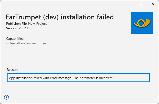 Latest DEV Build 2.2.2.12 · Issue #1308 · File-New-Project/EarTrumpet ...