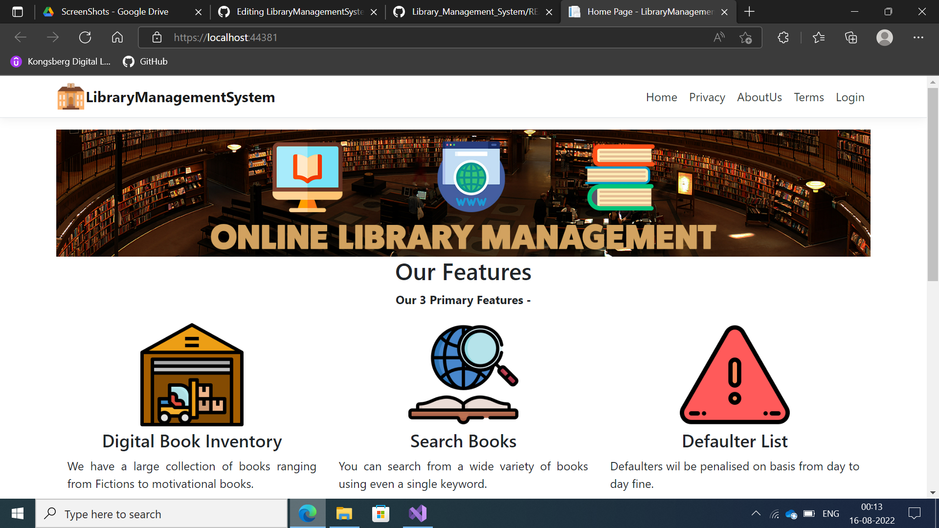GitHub - TusharJainKDI/LibraryManagementSystem