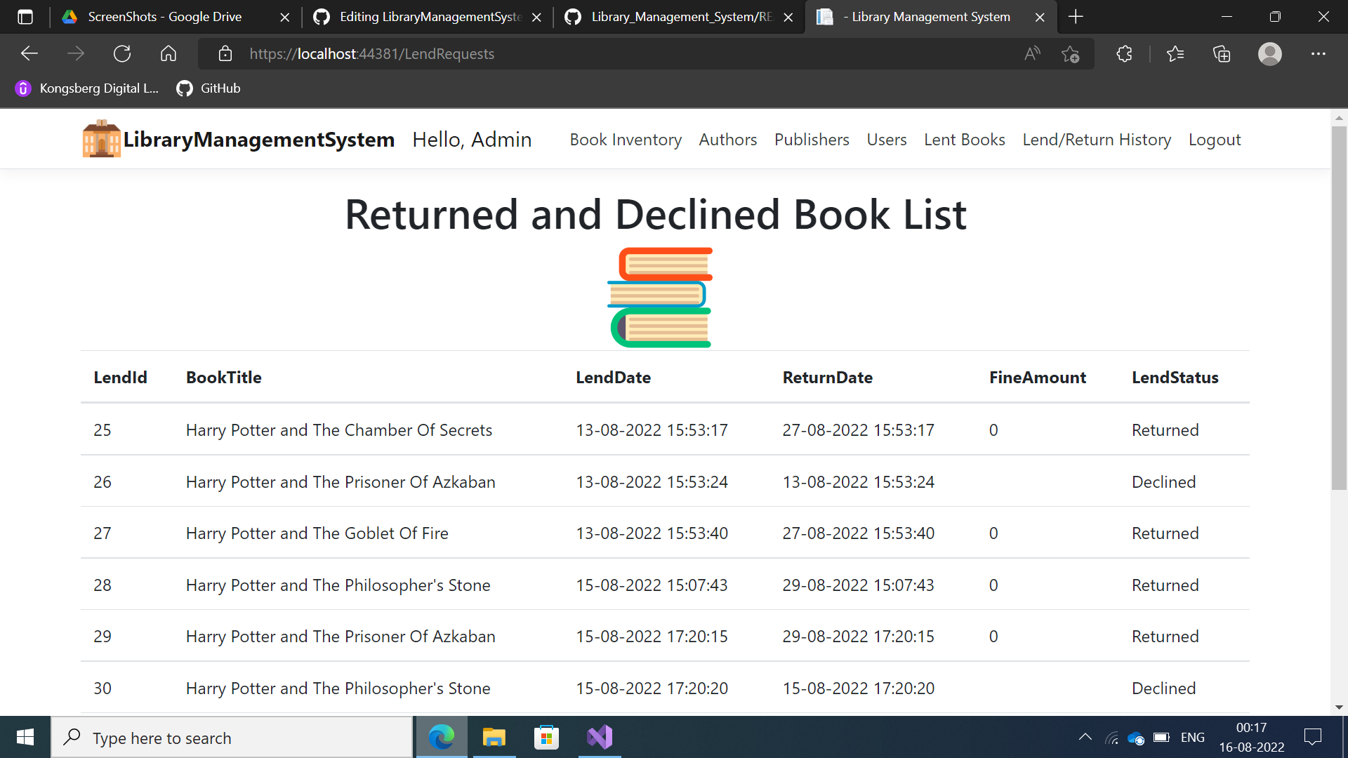 GitHub - TusharJainKDI/LibraryManagementSystem