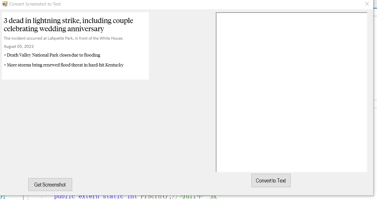 GitHub - AndyBai2022/Screenshot-To-Text: Convert screenshot to text