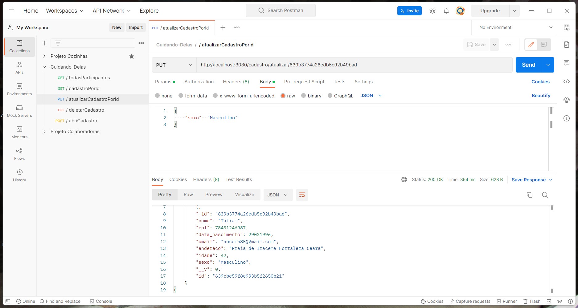 GitHub - thamilescarvalho/projeto-final-thamiles-cuidando-delas: Projeto final do curso Todas em ...