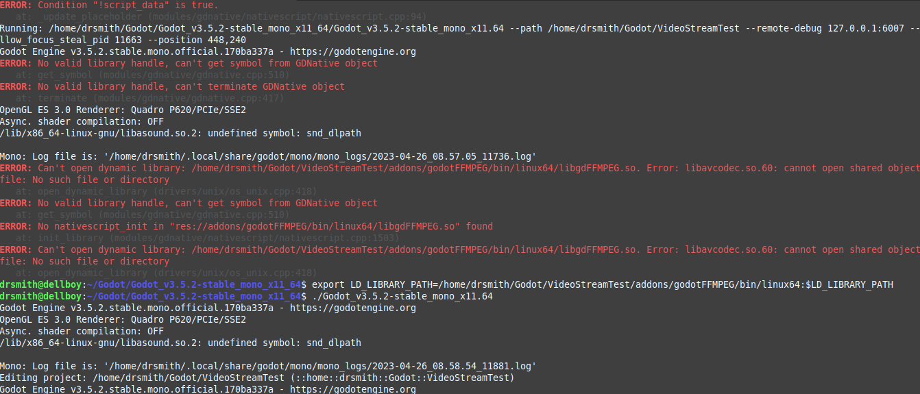 Running on Linux · Issue #1 · DataPlusProgram/gdVideoPlayer · GitHub