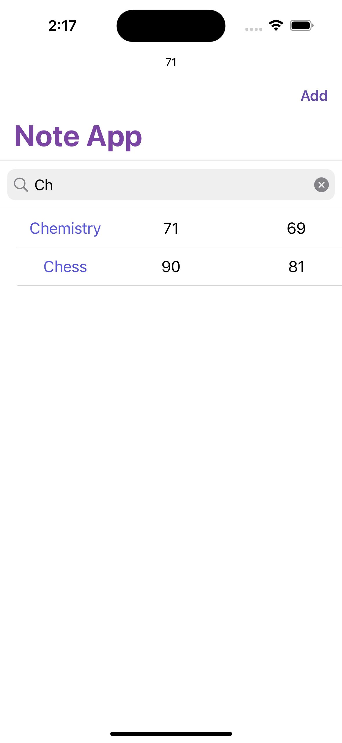 GitHub - muratyildirimm/NoteApp: You can store courses grade in this app