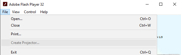 Ruffle does not have Options bar · Issue #7951 · ruffle-rs/ruffle · GitHub