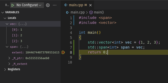 C20 Stdspan Not Being Visualized Properly In Debugger · Issue 9775 · Microsoftvscode