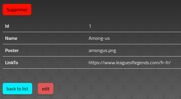 "Supprimer" en noir sur rouge: peu lisible · Issue #389 · WildCodeSchool/202209-orleans-php ...
