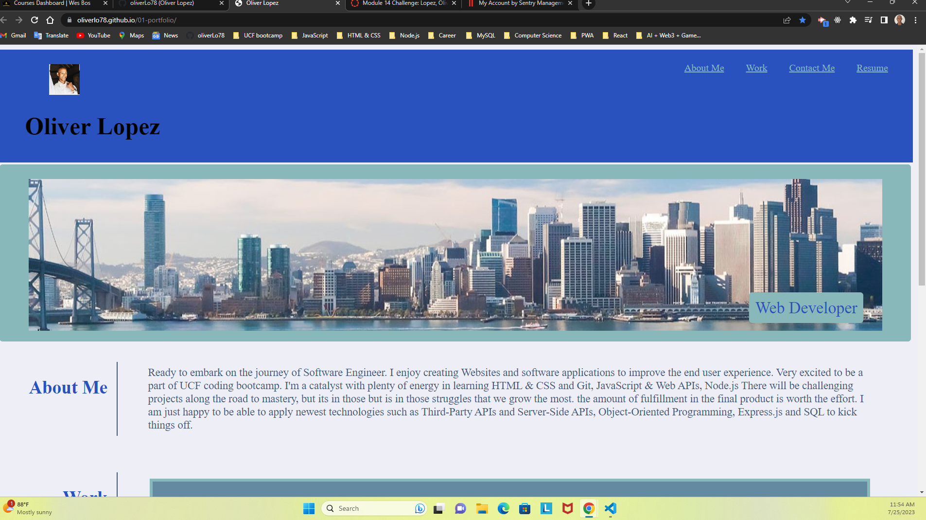 GitHub - oliverLo78/01-portfolio: project portfolio website for future ...