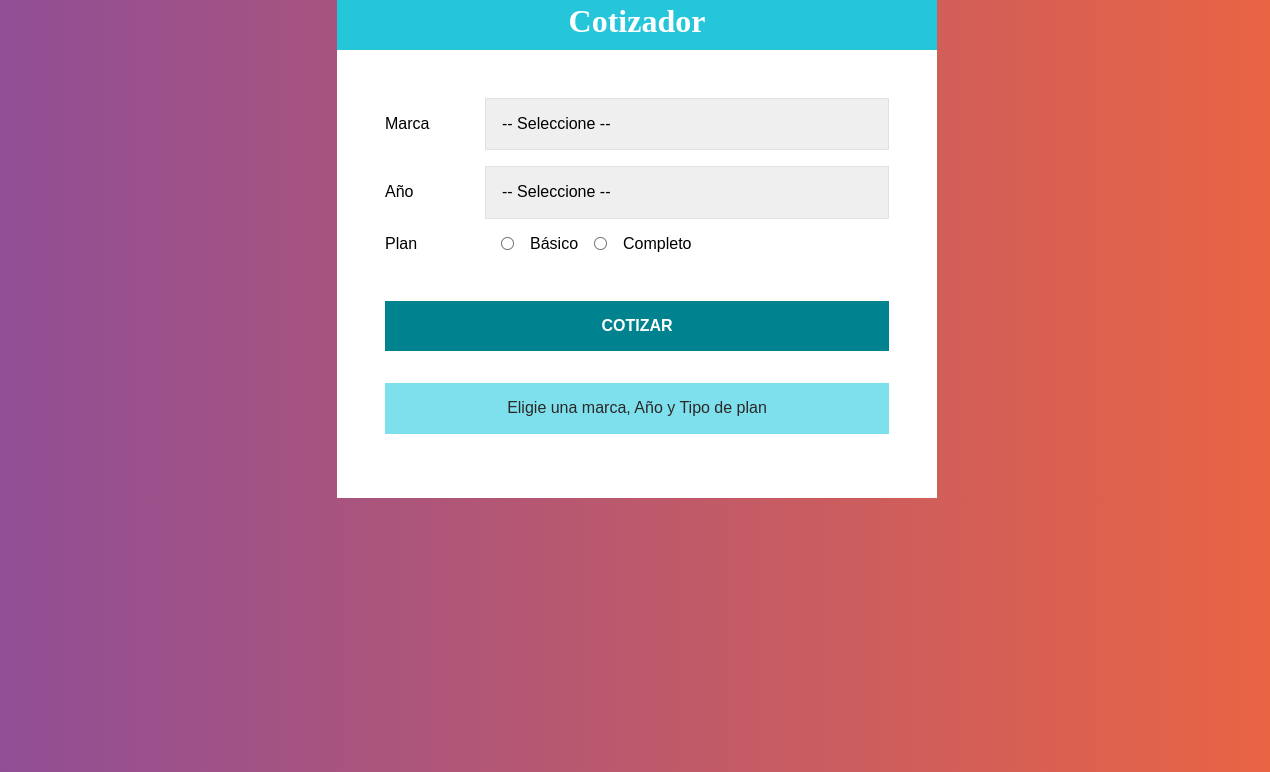 GitHub - JulioMendozaC/CotisadorCarros: Cotizado de carros, la cotización dependerá de la marca ...