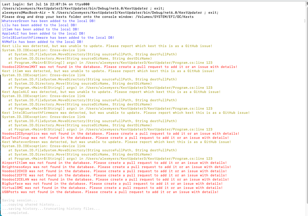 Several errors · Issue #1 · not-nullptr/KextUpdater · GitHub