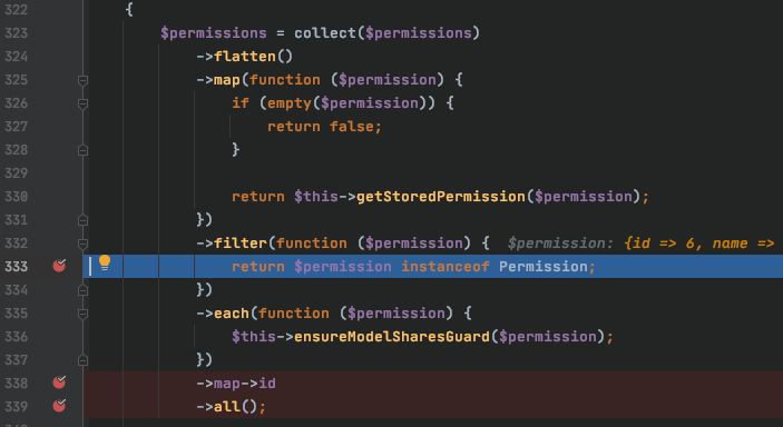 Role syncPermissions not working · Issue #1585 · spatie/laravel-permission · GitHub