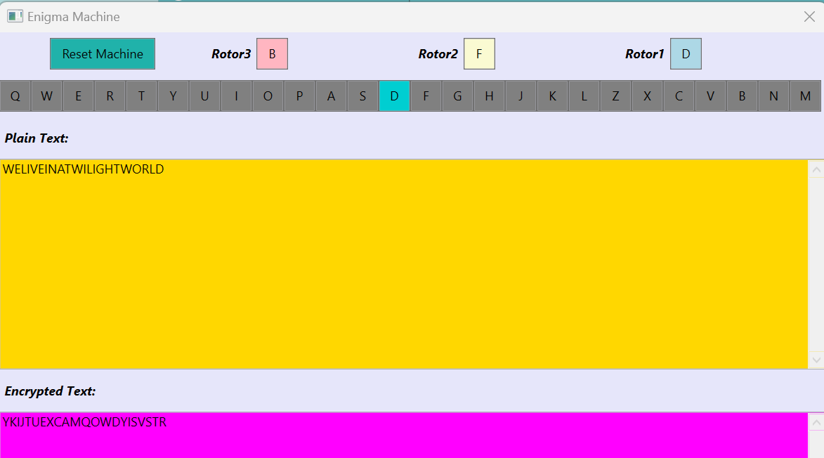 GitHub - rakesh1134/enigma: Enigma Machine