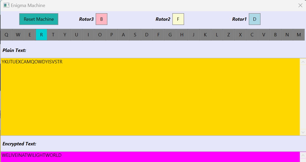 GitHub - rakesh1134/enigma: Enigma Machine