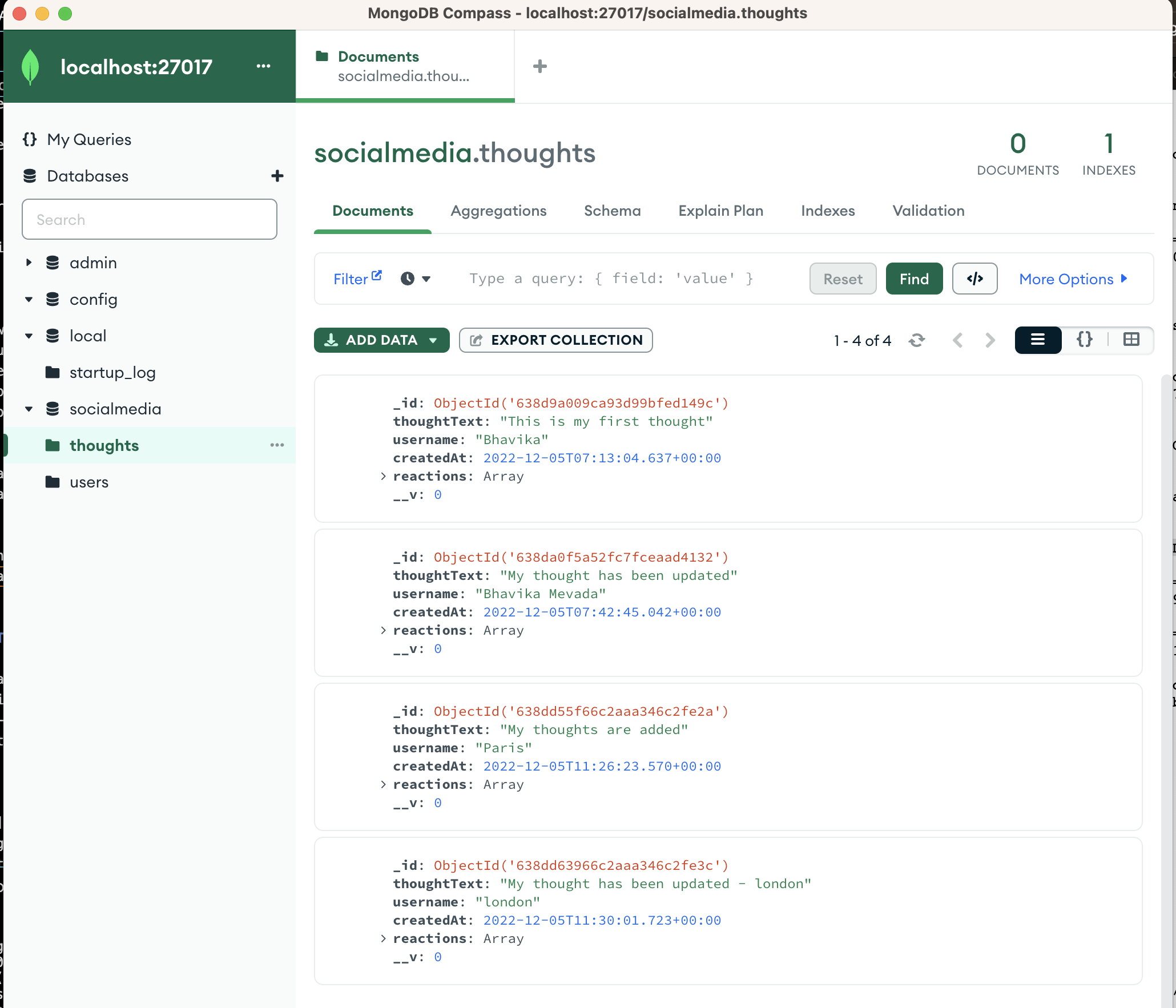 GitHub - bmevada/Social-Network-API: Week 18: NoSQL Challenge
