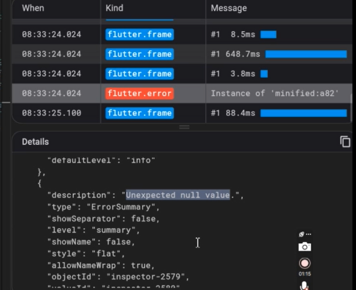 RevenueCat "Null check operator used on a null value" (Grey screen) · Issue #1449 · FlutterFlow ...