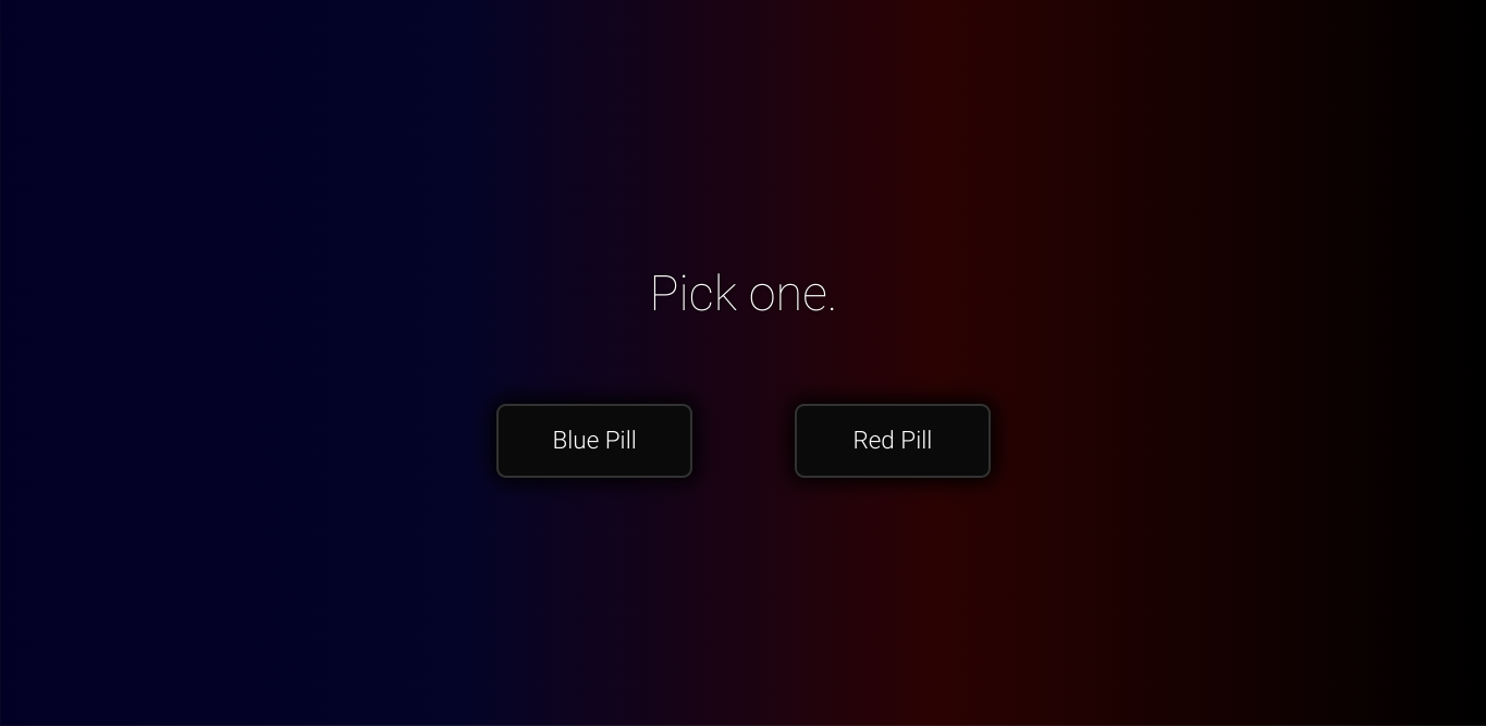 GitHub - Pud-of-Mud/Pick-one: A minimalist webpage template of a choice; between Red and Blue.