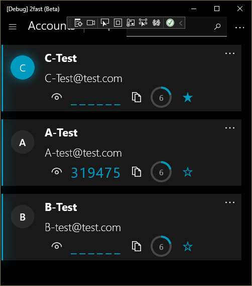 Security request - do not show all 2fa tokens all the time · Issue #13 · 2fast-team/2fast · GitHub