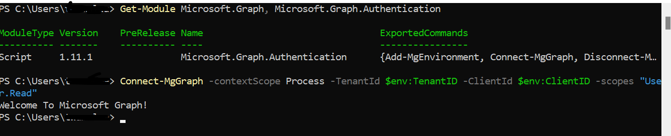 Connect-MgGraph - Object reference not set to an instance of an object · Issue #1535 ...