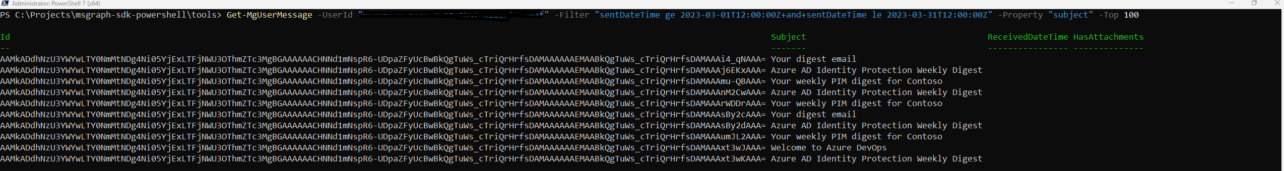 Get-MgUserMessage_List1: Invalid filter clause · Issue #1520 · microsoftgraph/microsoft-graph ...