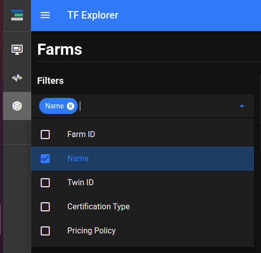 Explorer farms filters by names doesn't work with Lower case letters · Issue #112 ...
