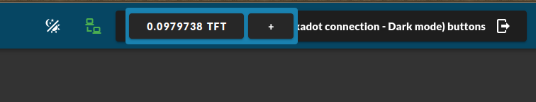 UI: Theme & Connection icons are hidden under the balance at certain window sizes · Issue #239 ...