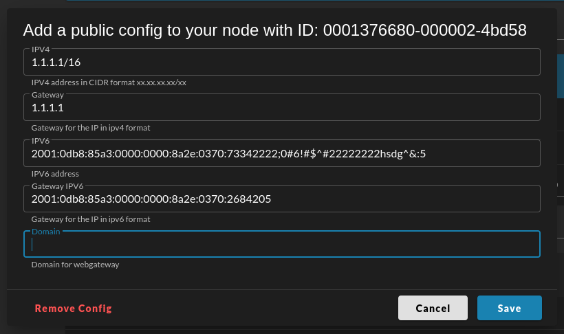 Validation in Add a public config to your node · Issue #247 · threefoldtecharchive/tfgrid ...